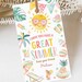 Editable Hope You Have A Great Summer Teacher Student Preschool Tag ...