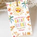 Editable Less Teaching More Beaching Teacher Tag Appreciation Gift Tags ...