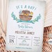 EDITABLE Noah's Ark Invitation Boy Baby Shower Sprinkle Noah's Ark ...