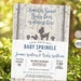 Editable Woodland Baby Sprinkle Invitation Rustic Wood Forest Baby Deer ...