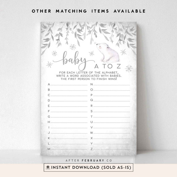 Polar Bear Baby Shower - Etsy