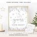 Winter Polar Bear Baby Shower Games Guess How Many (Download Now) - Etsy