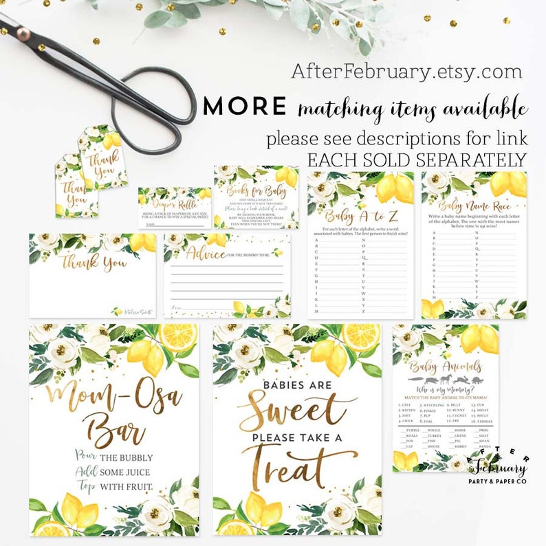 Lemon Daddy Knows Best Game Gender Neutral White Floral Citrus | Etsy