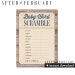 Rustic Baby Shower Word Scramble Game, Wood Farm Rustic Baby Shower ...