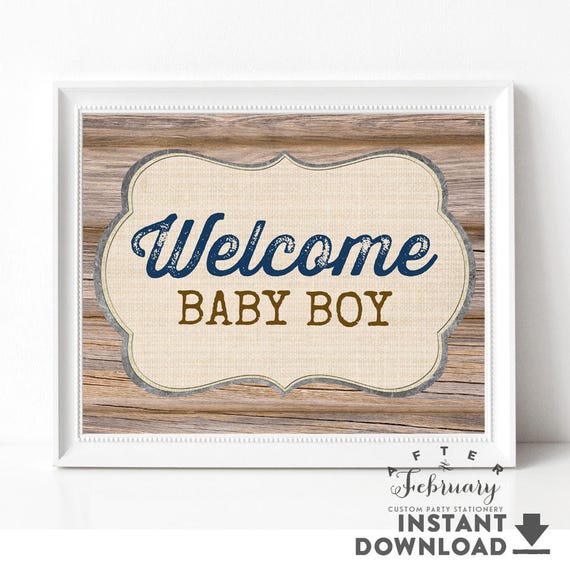 Baby Boy Sign