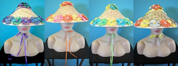 The Custom Trixie..custom Tiki Hat 1960's-style Made to | Etsy