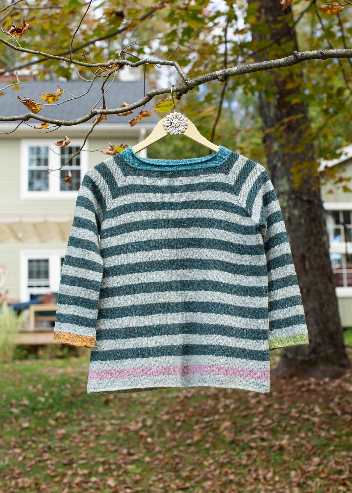 Nautical Sweater "ocean Lover" / Wool Sweater / Tweed Sweater / Women ...