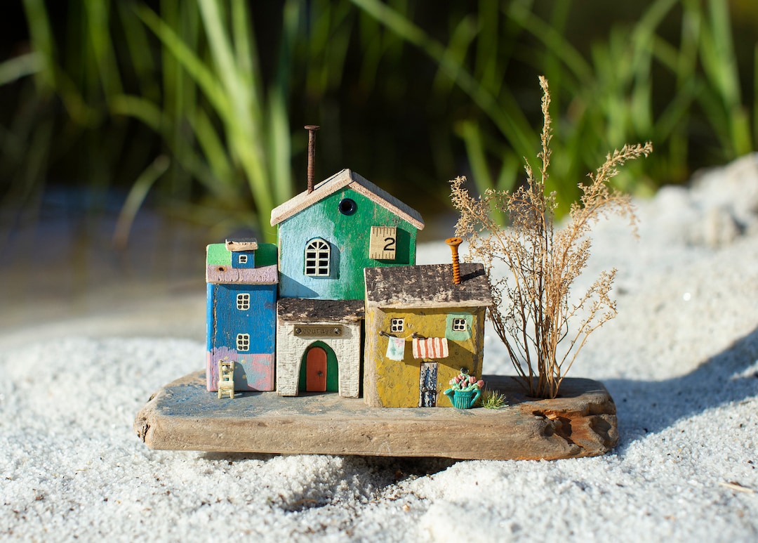 Village Miniature / Wooden Houses - Etsy