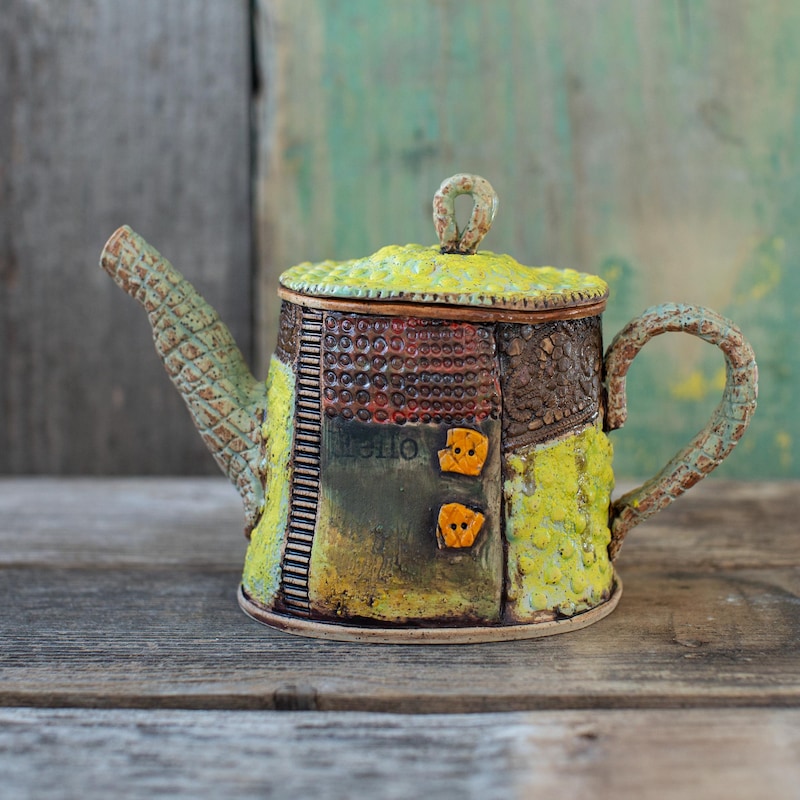 Whimsical Teapot - Etsy