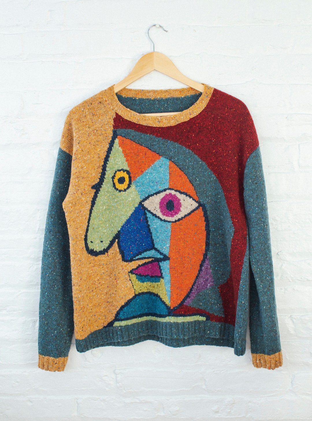 Picasso Sweater / Women Sweater / Wool Sweater to Order - Etsy