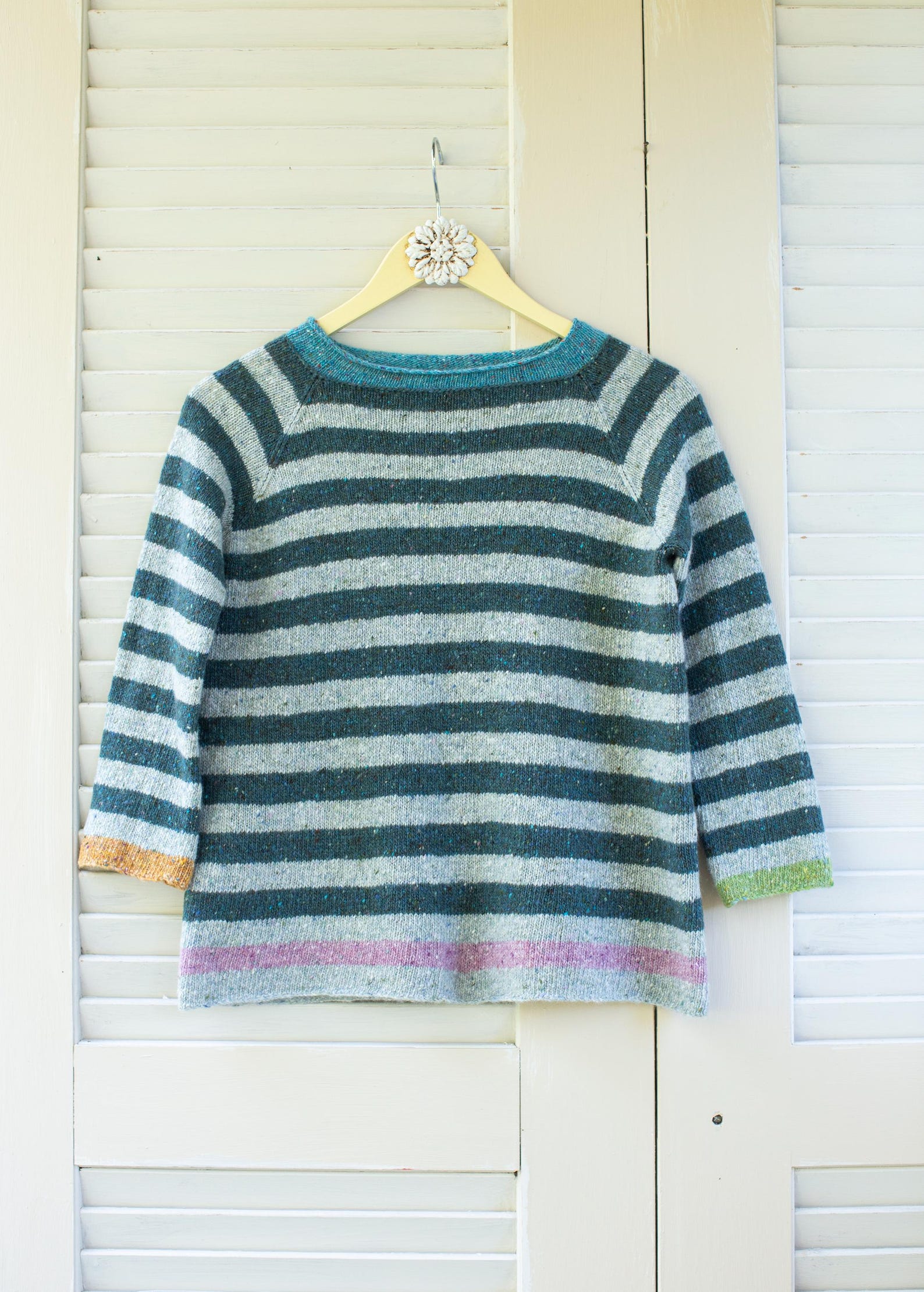 Nautical Sweater "ocean Lover" / Wool Sweater / Tweed Sweater / Women ...