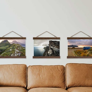 Print Hanger 17 Inch | Picture Display | Magnetic Poster Hanger - Etsy