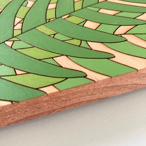 Fern Triangle Wall Art Small Wall Art Outdoor Lover Decor - Etsy