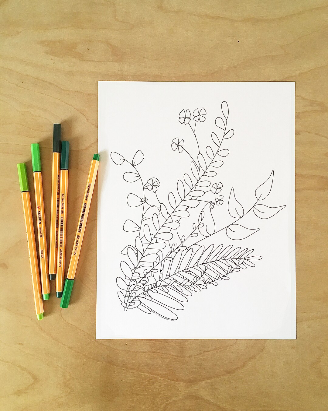 Coloring Page No. 3 - Etsy
