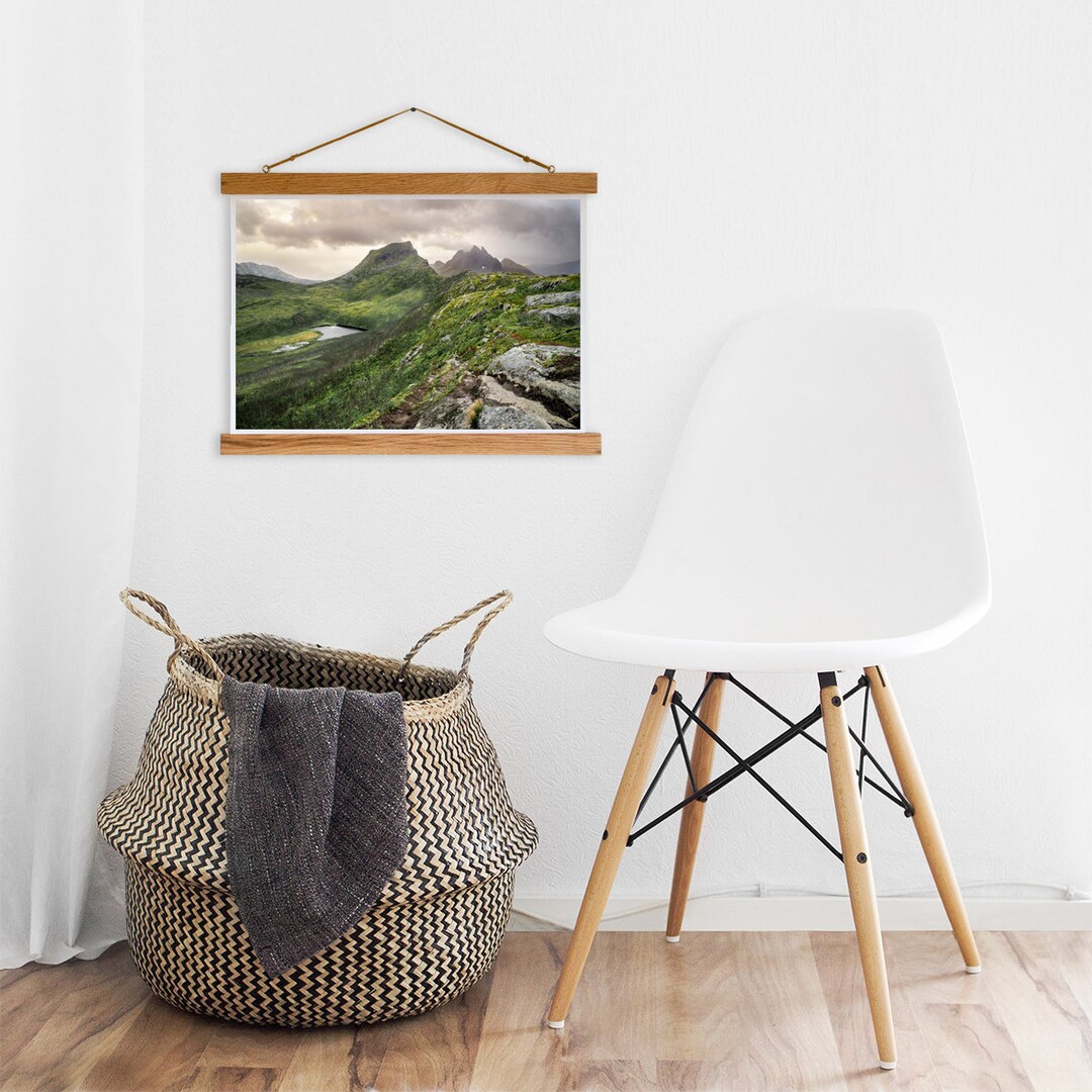 Print Hanger 19 Inch | Picture Display | Magnetic Poster Hanger - Etsy