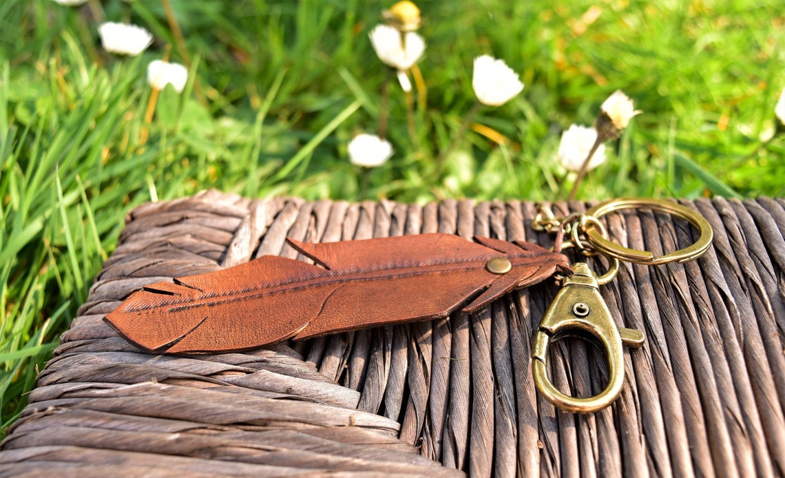 Key Door Bag Jewelry Leather Feather Musket - Etsy