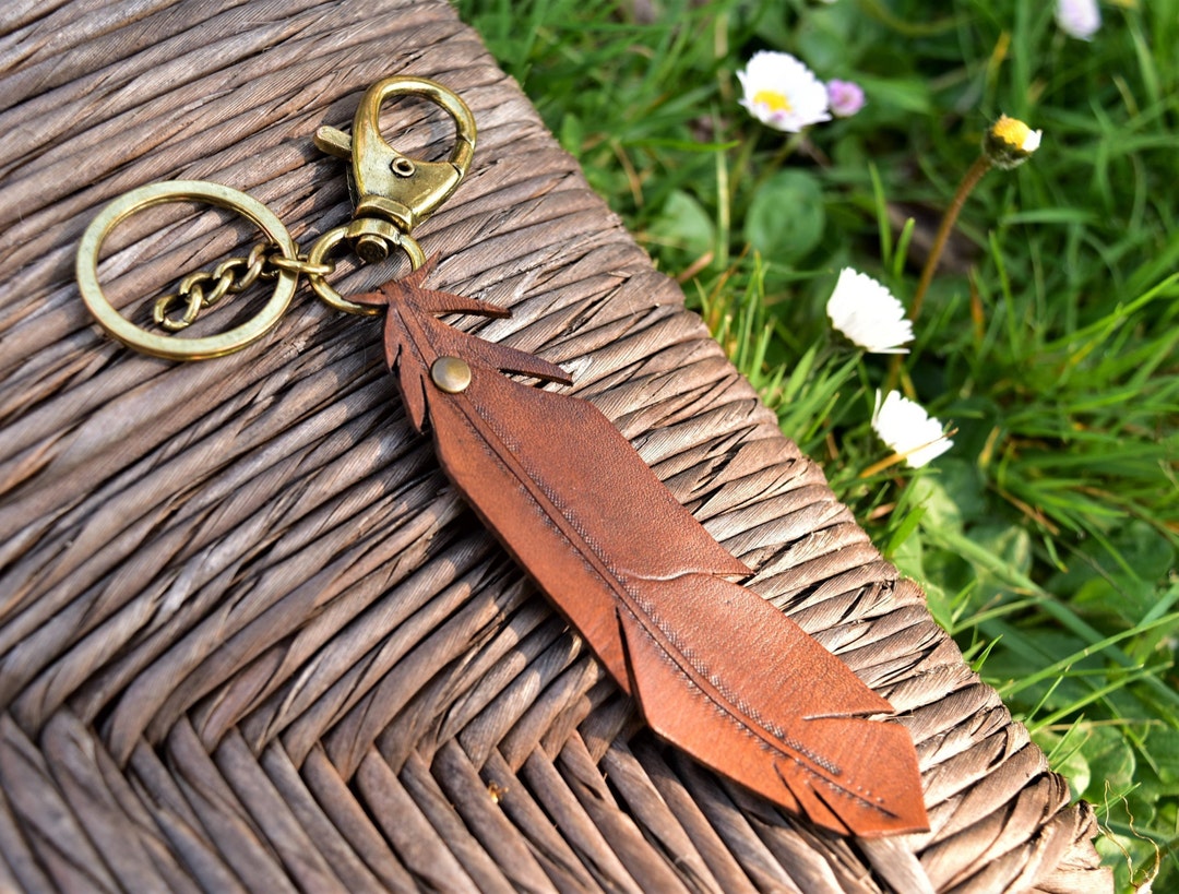 Key Door Bag Jewelry Leather Feather Musket - Etsy