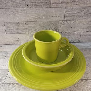 Fiesta Lemongrass 3 Piece Set - Etsy