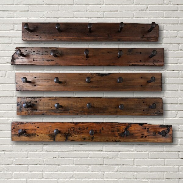 Barn Wood Coat Rack - Etsy