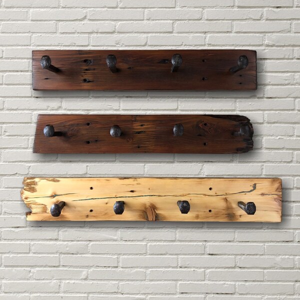 Rustic Coat Rack - Etsy