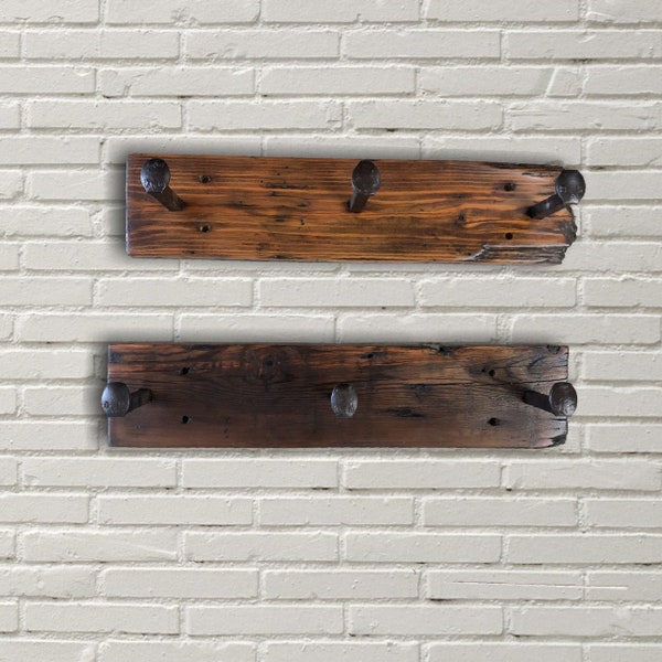 Barnwood Coat Rack - Etsy