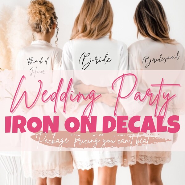 Bride Iron On Etsy