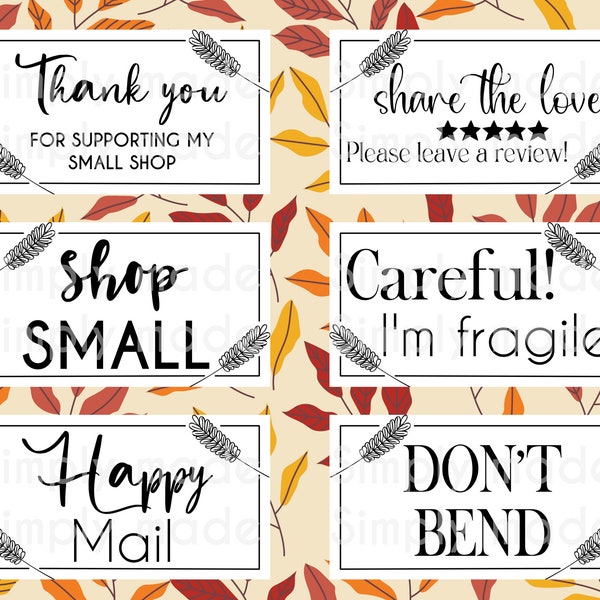 Rollo Label Template - Etsy