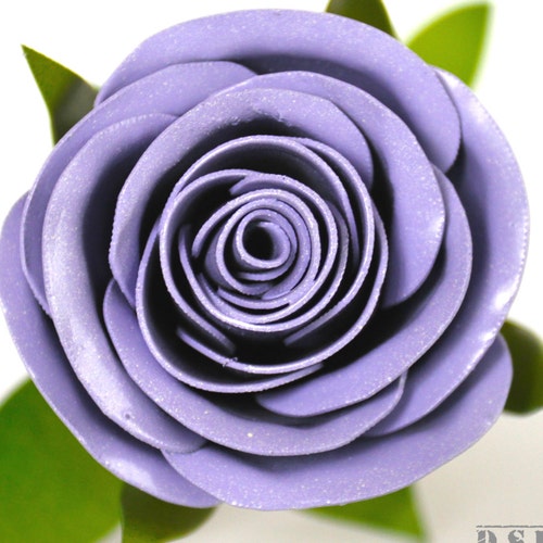 Metal Long Stem Purple Rose Wedding Anniversary Anniversary - Etsy