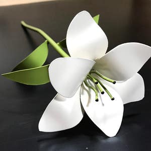 Handmade Steel Lily Sculpture: Easter Wedding Bouquet - Etsy