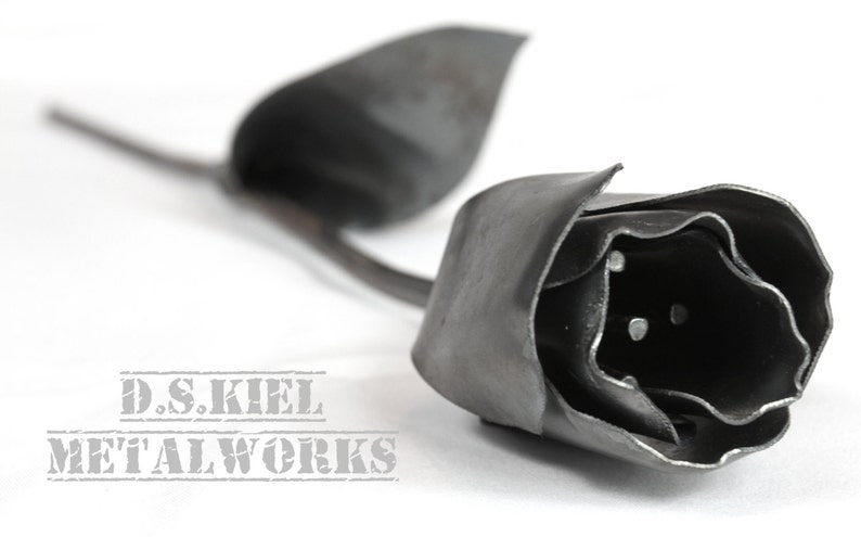 Metal Tulip, Metal Flower, Wedding Flower, Industrial, 11th Anniversary ...