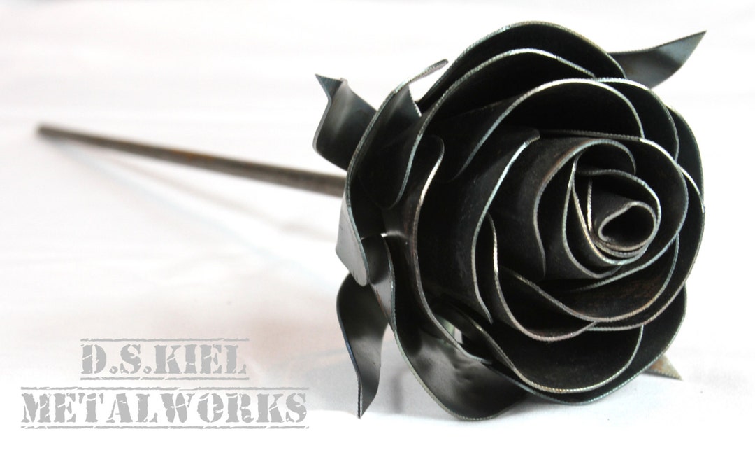 Stylized Metal Rose, 11th Anniversary, 6th Anniversary, 4th Anniversary ...