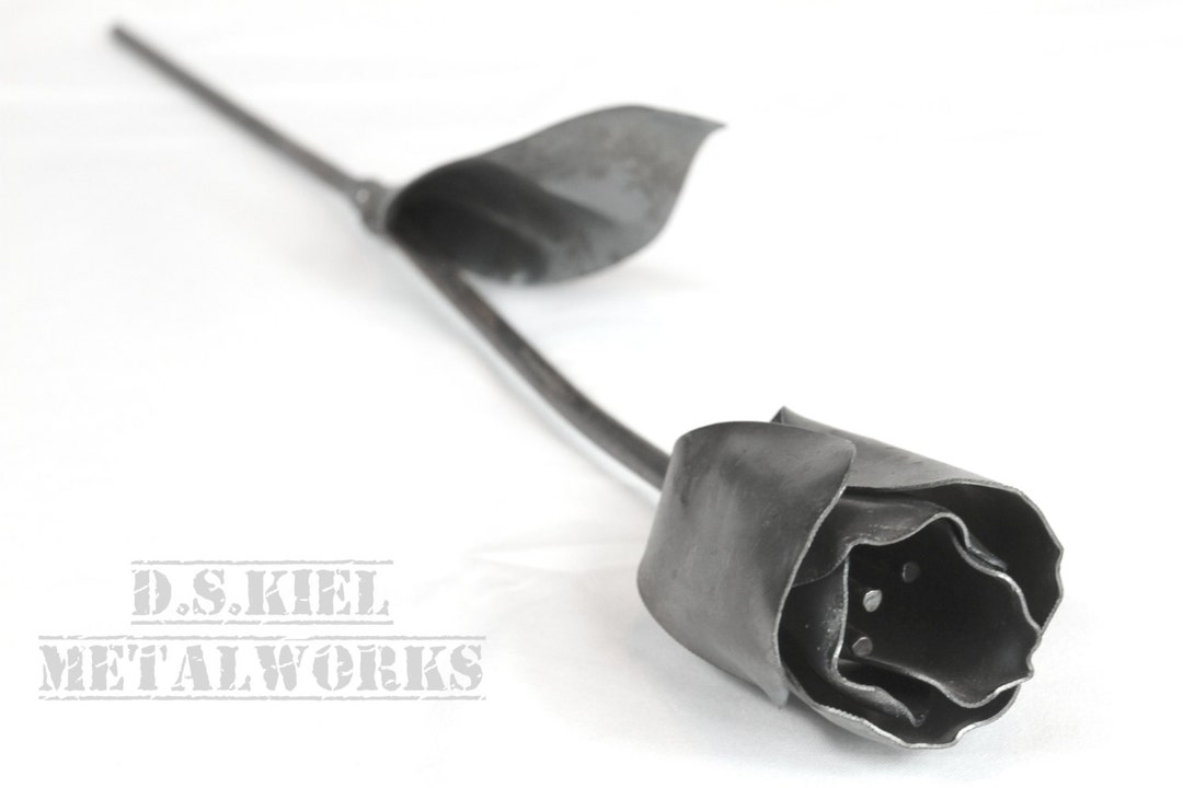 Metal Tulip, Metal Flower, Wedding Flower, Industrial, 11th Anniversary ...