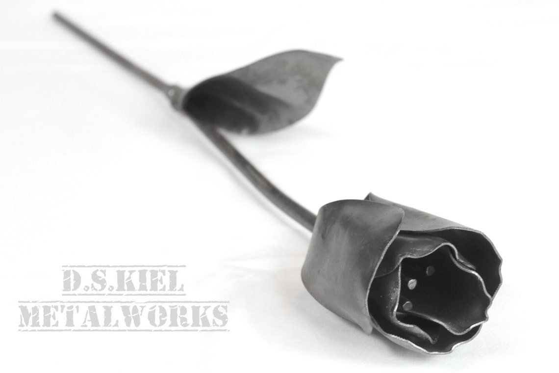 Metal Tulip Metal Flower Wedding Flower Industrial 11th - Etsy