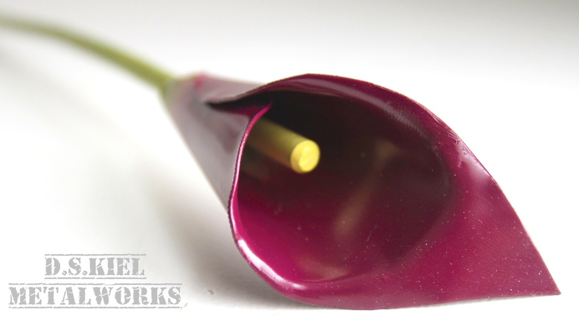 Metal Flower Metal Calla Lily Wedding Bouquet 11th - Etsy