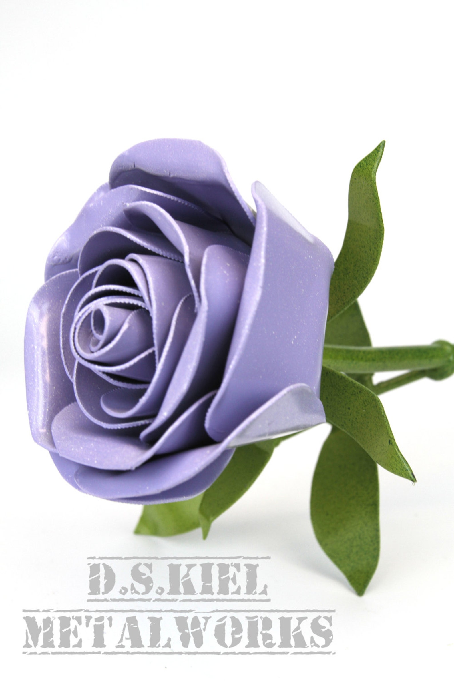 Metal Long Stem Purple Rose Wedding Anniversary Anniversary - Etsy
