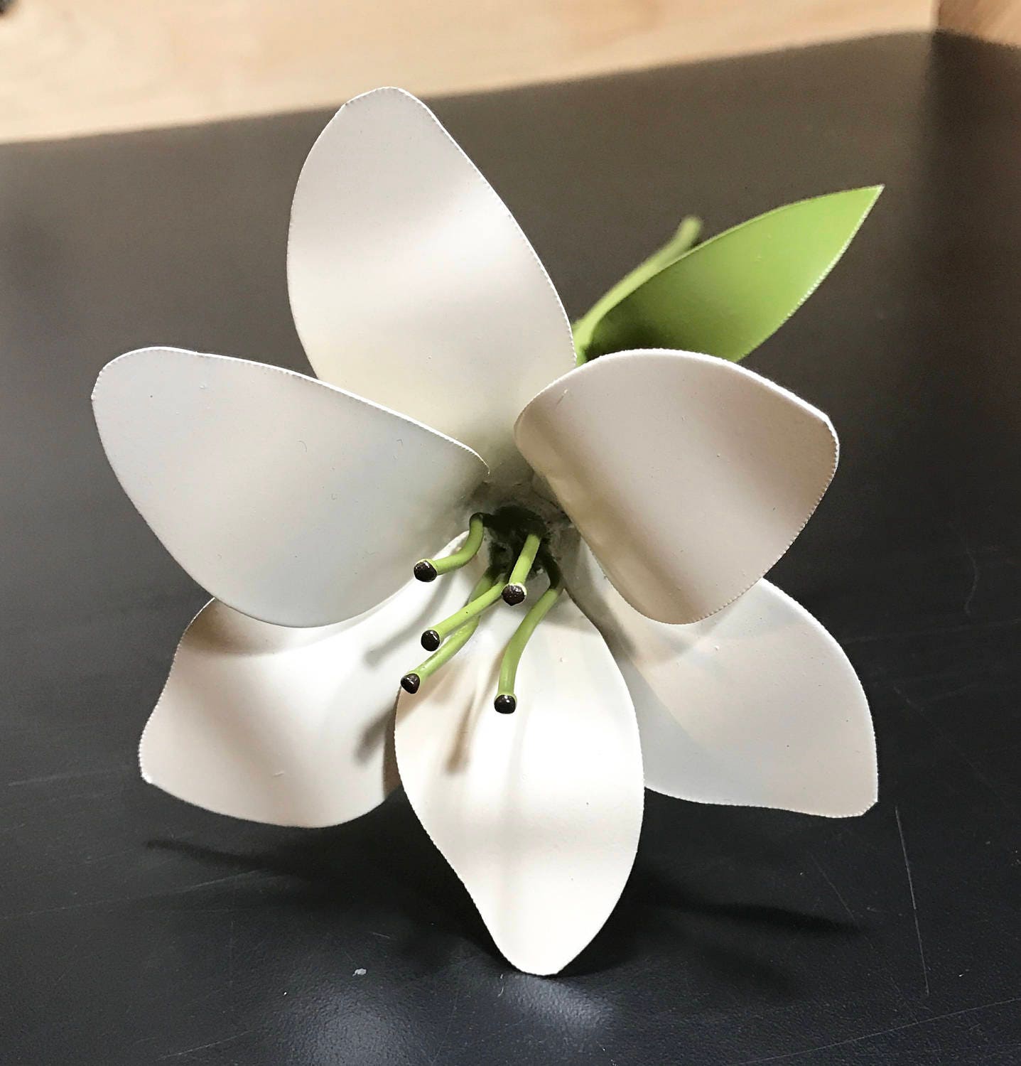 Metal Lily Metal Flower Easter Lily Easter Decoration | Etsy UK