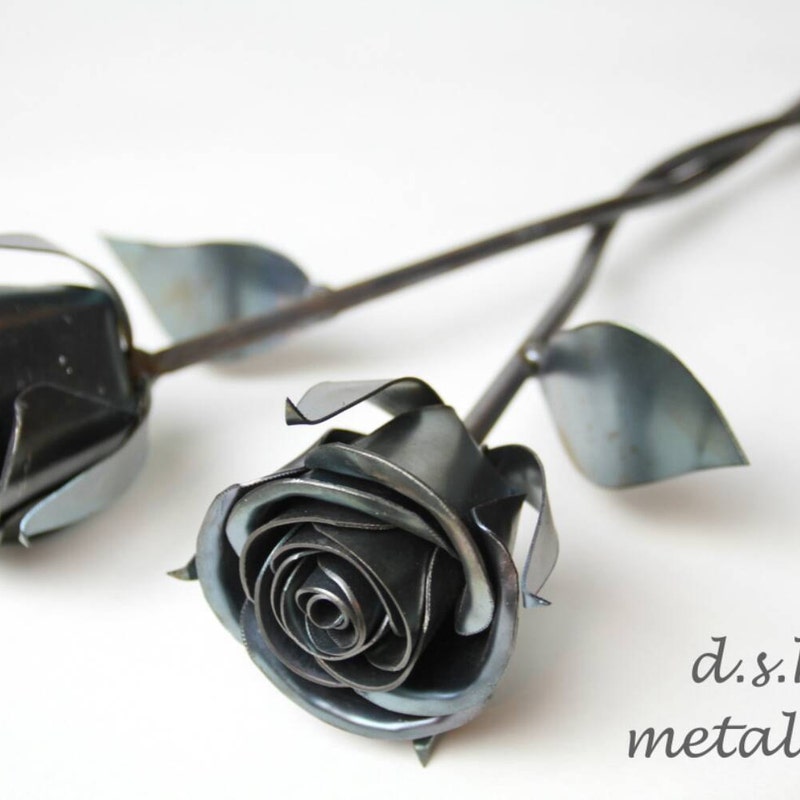 Metal Flower Sculpture - Etsy