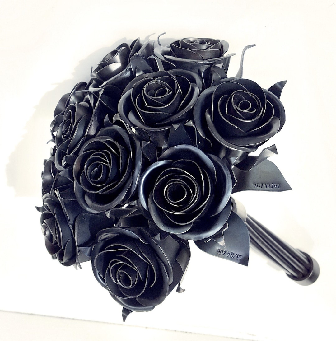 11th Anniversary Gift, 11 Steel Rose Bouquet, Metal Rose Bouquet, 11th ...