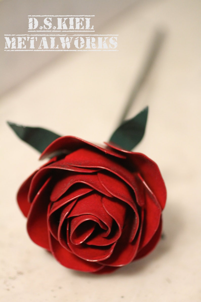 Stylized Metal Rose, Eleventh Anniversary, 11th Anniversary, 6th ...