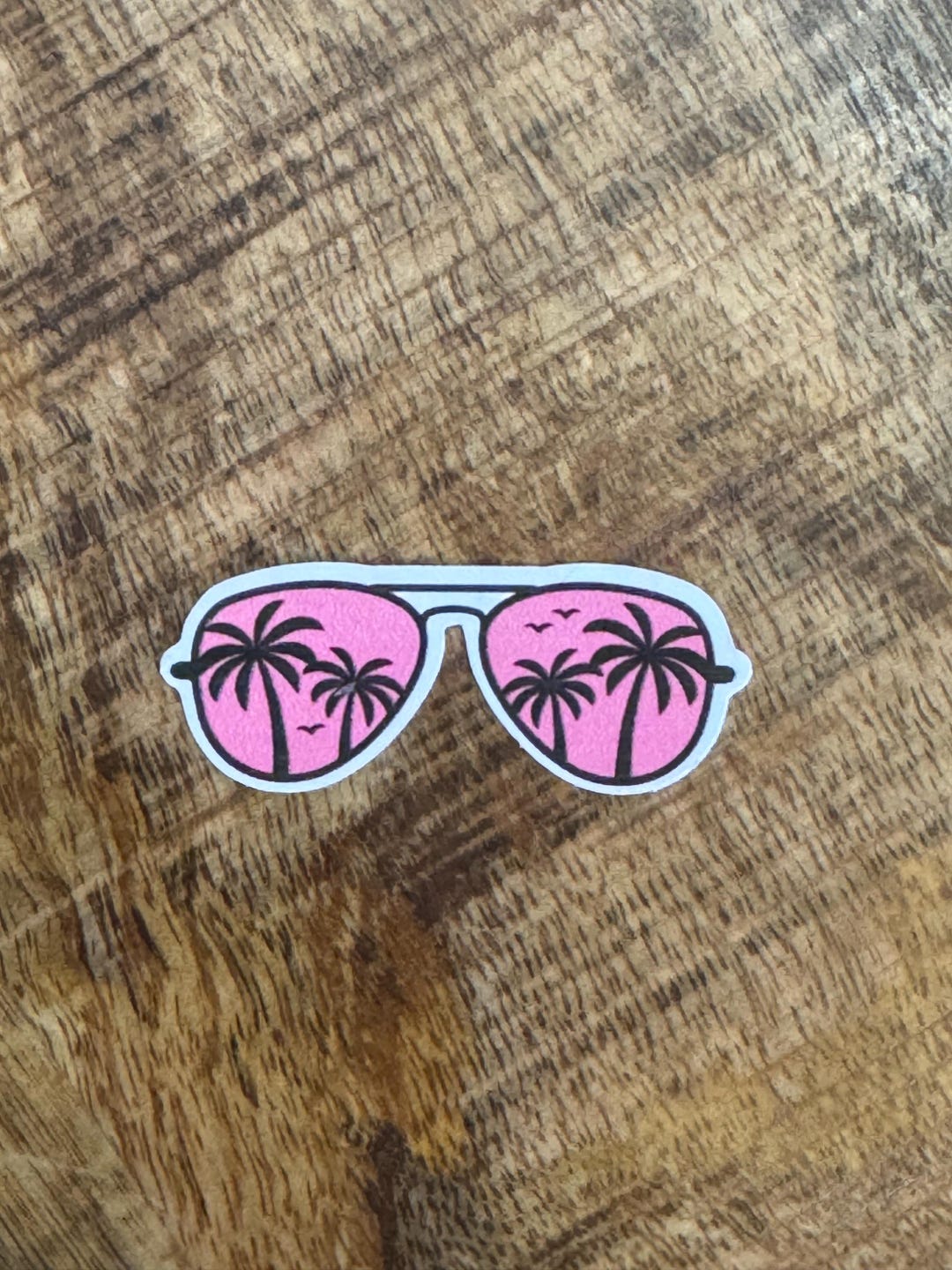 Tropical Sunglasses Vinyl Sticker - Etsy
