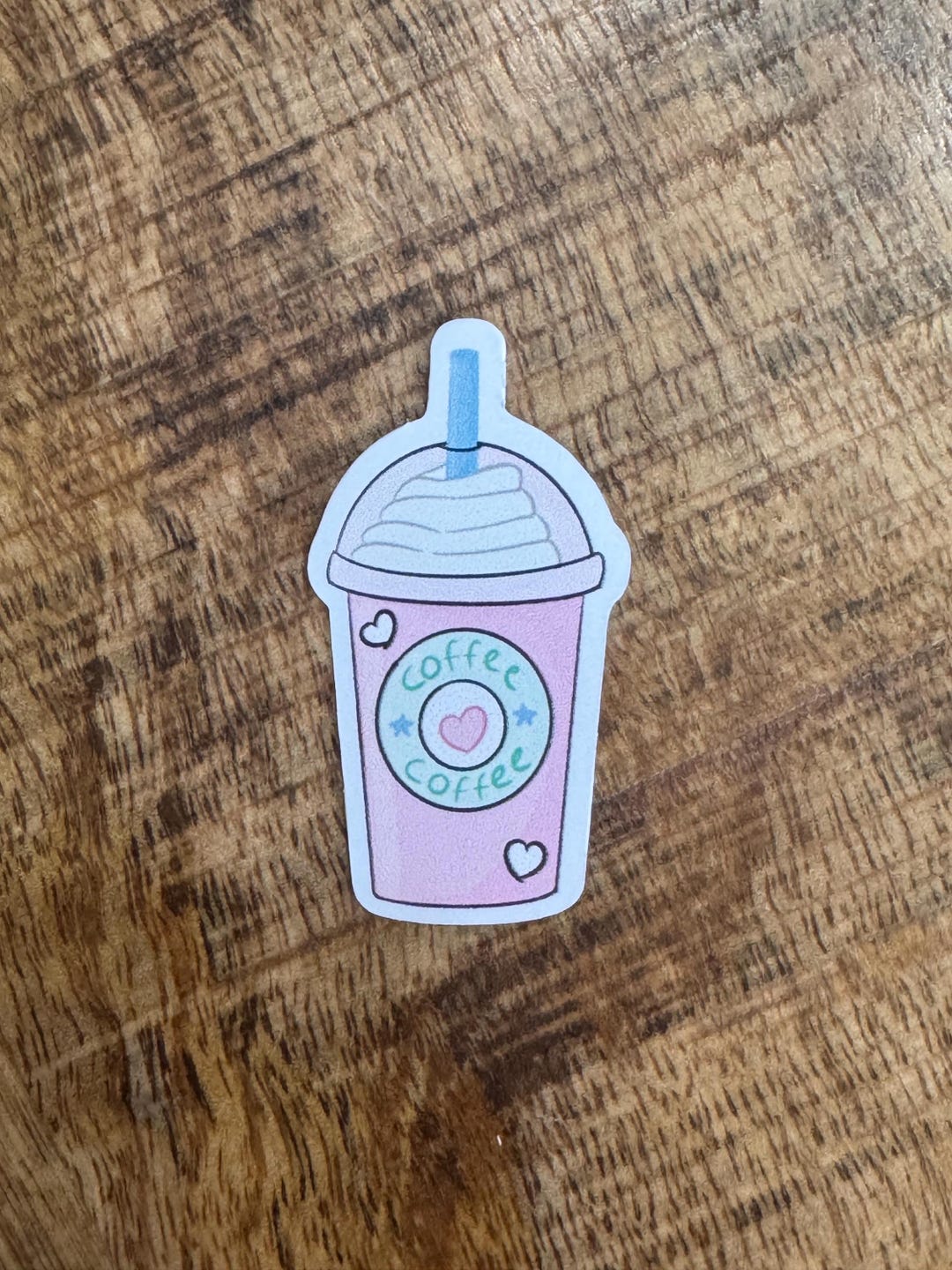 Frappuccino Vinyl Sticker - Etsy