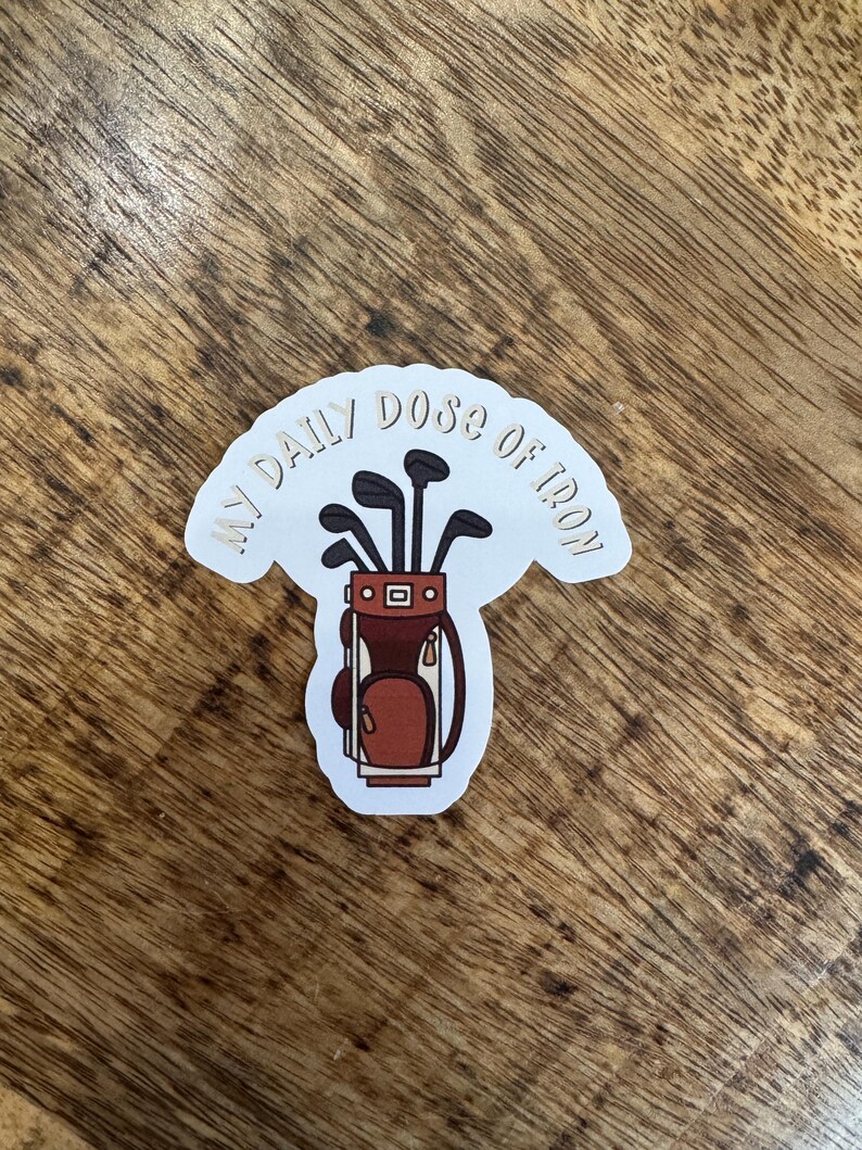 Golf Vinyl Sticker - Etsy