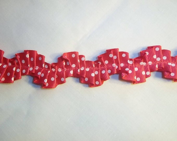 Hot Pink Ric Rac Ribbon by Riley Blake Sew Together Notions Grosgrain ...