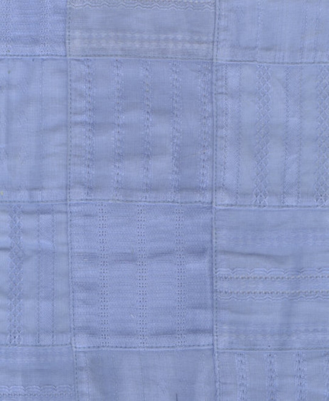 Patchwork Fabric REMNANT #15 in Light Blue by Fabric Finders - Etsy