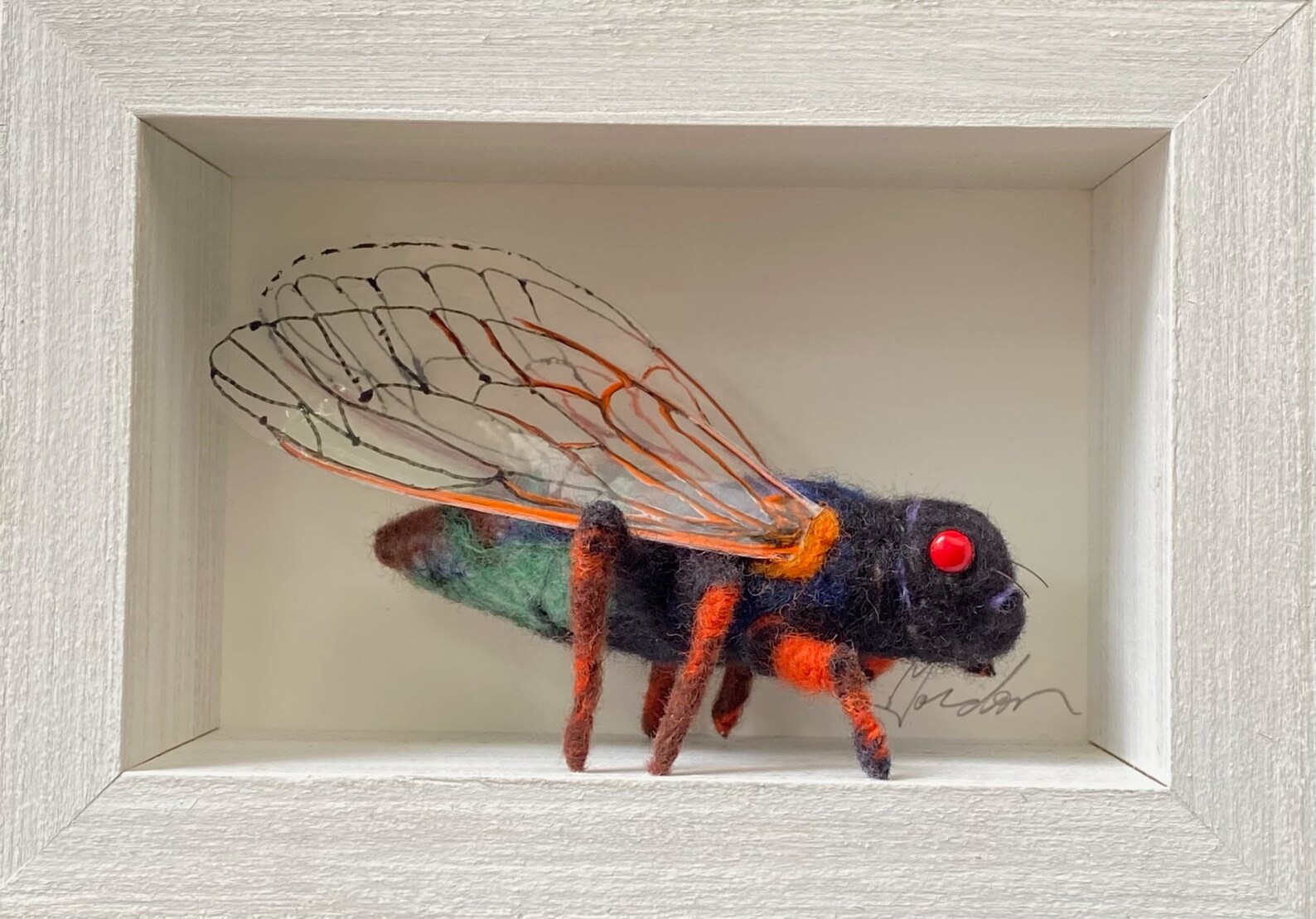 Cicada 4x6 Needle Felt Sculpture - Etsy