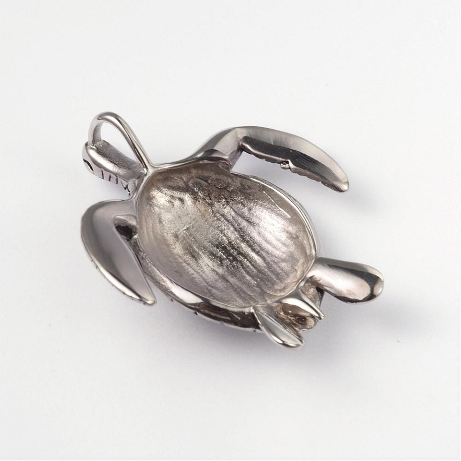 304 Grade Stainless Steel Large Sea Turtle Necklace - Etsy