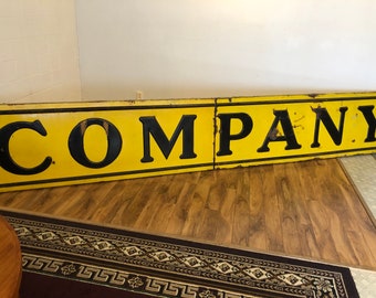 Large Porcelain Vintage Sign - Etsy