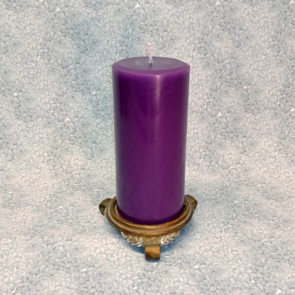 Purple Candles - Etsy