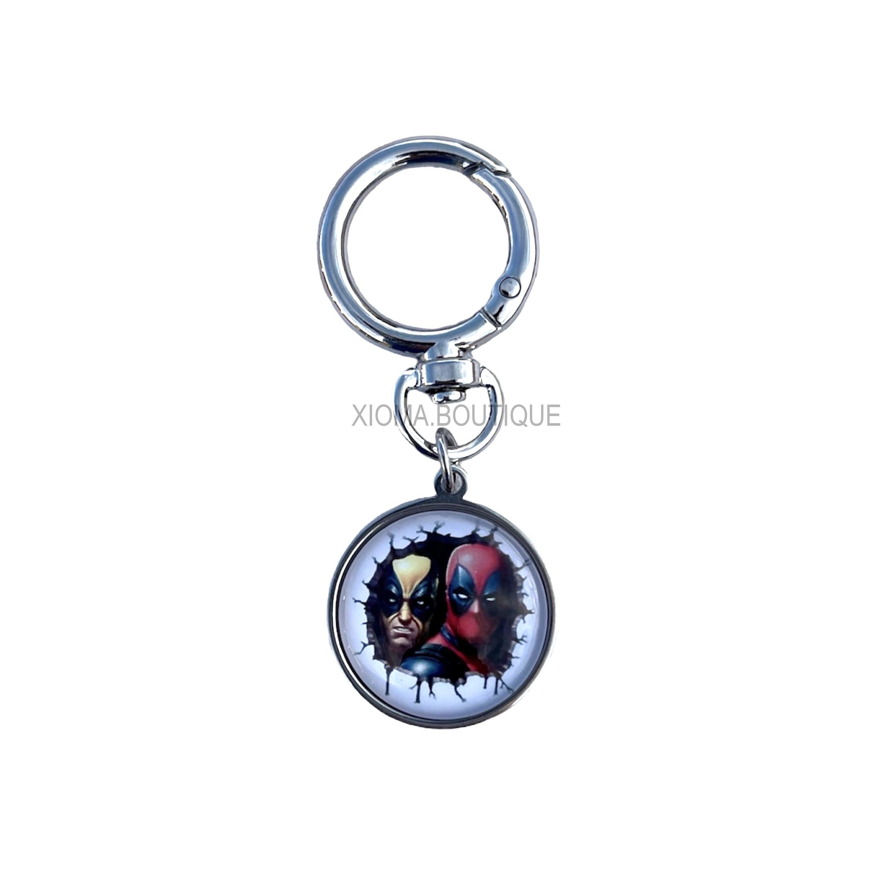Deadpool and Wolverine Keychain Superhero Keychain Handmade Gift - Etsy