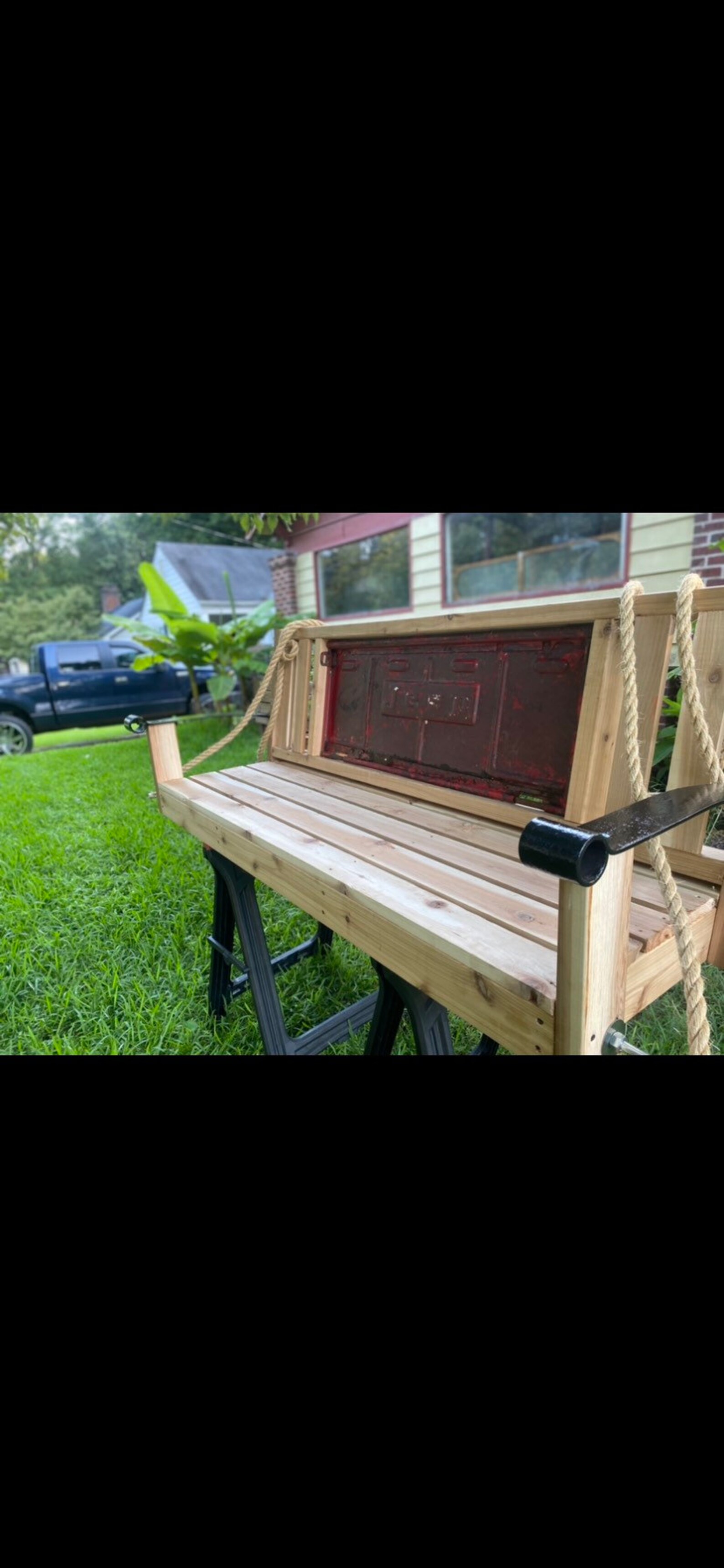 Kultured Tailgate Porch Swing - Etsy